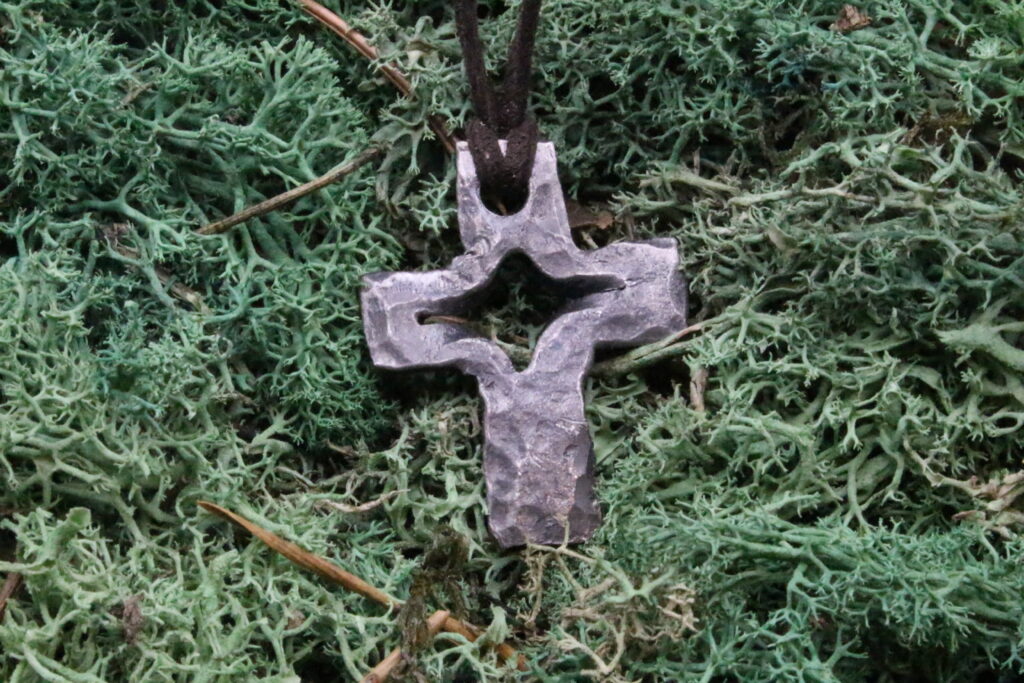 Hand Forged Cross Pendant - Soulful Iron